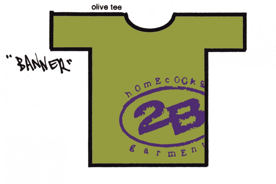 Oldscool BMX » 2B Banner Logo Tee Shirt
